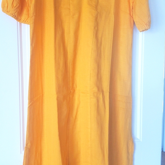 LAKE | Dresses | Lake Caftan Dress Sunflower Yellow M Nwt | Poshmark